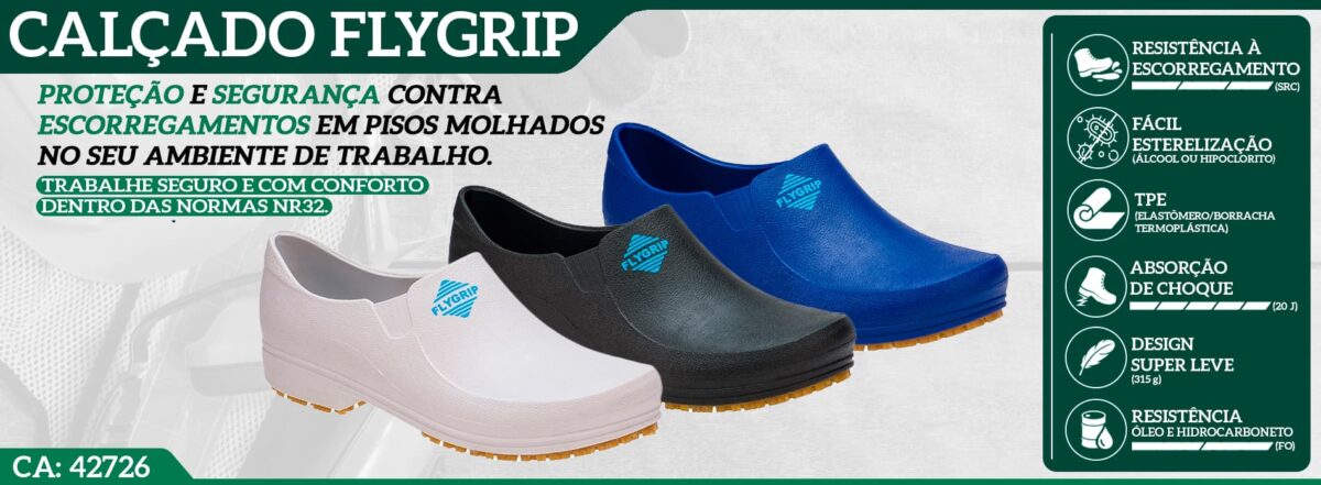 Calçado FlyGrip – consultaepica.com